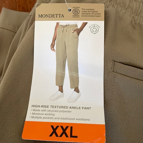 Mondetta | Pants & Jumpsuits | Mondetta High Rise Textured Ankle Pants ...